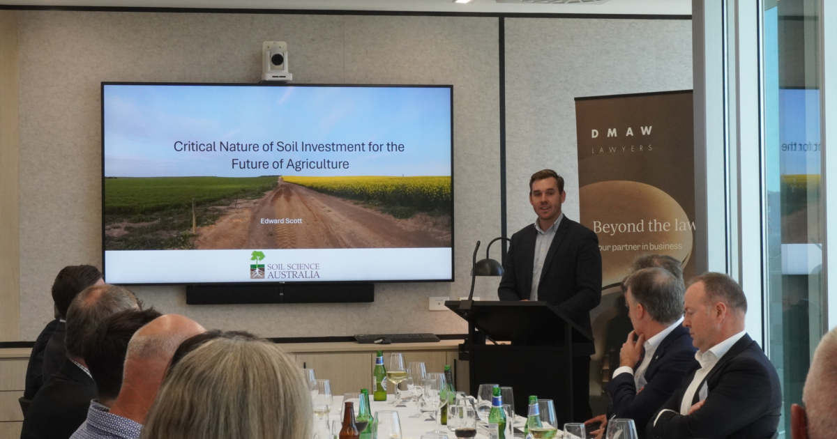 DMAW Lawyers • Agribusiness Leaders' Boardroom Luncheon with Edward Scott