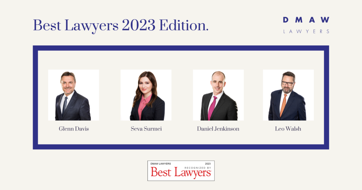 DMAW Lawyers • Best Lawyers in Australia 2023 Edition – Congratulations ...