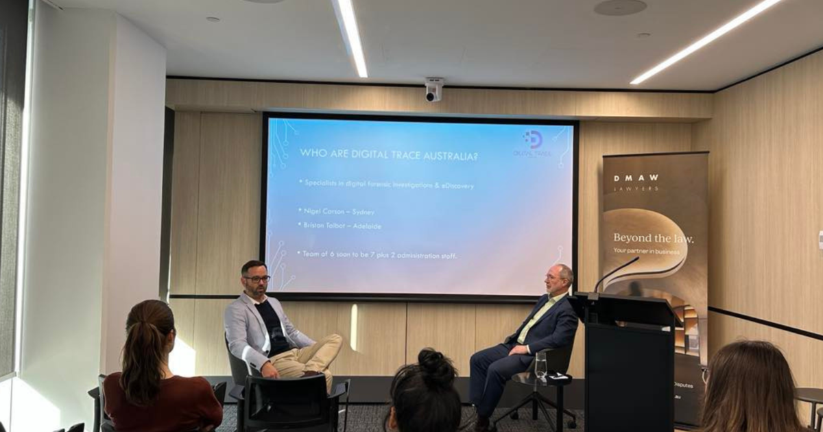 DMAW Lawyers • Beyond Series with Briston Talbot of Digital Trace Australia